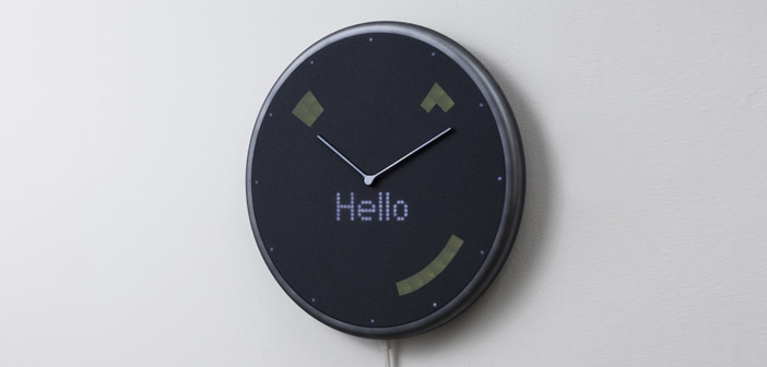 Glance Clock: Smarte Bluetooth-Wanduhr mit Display und Ifttt ...